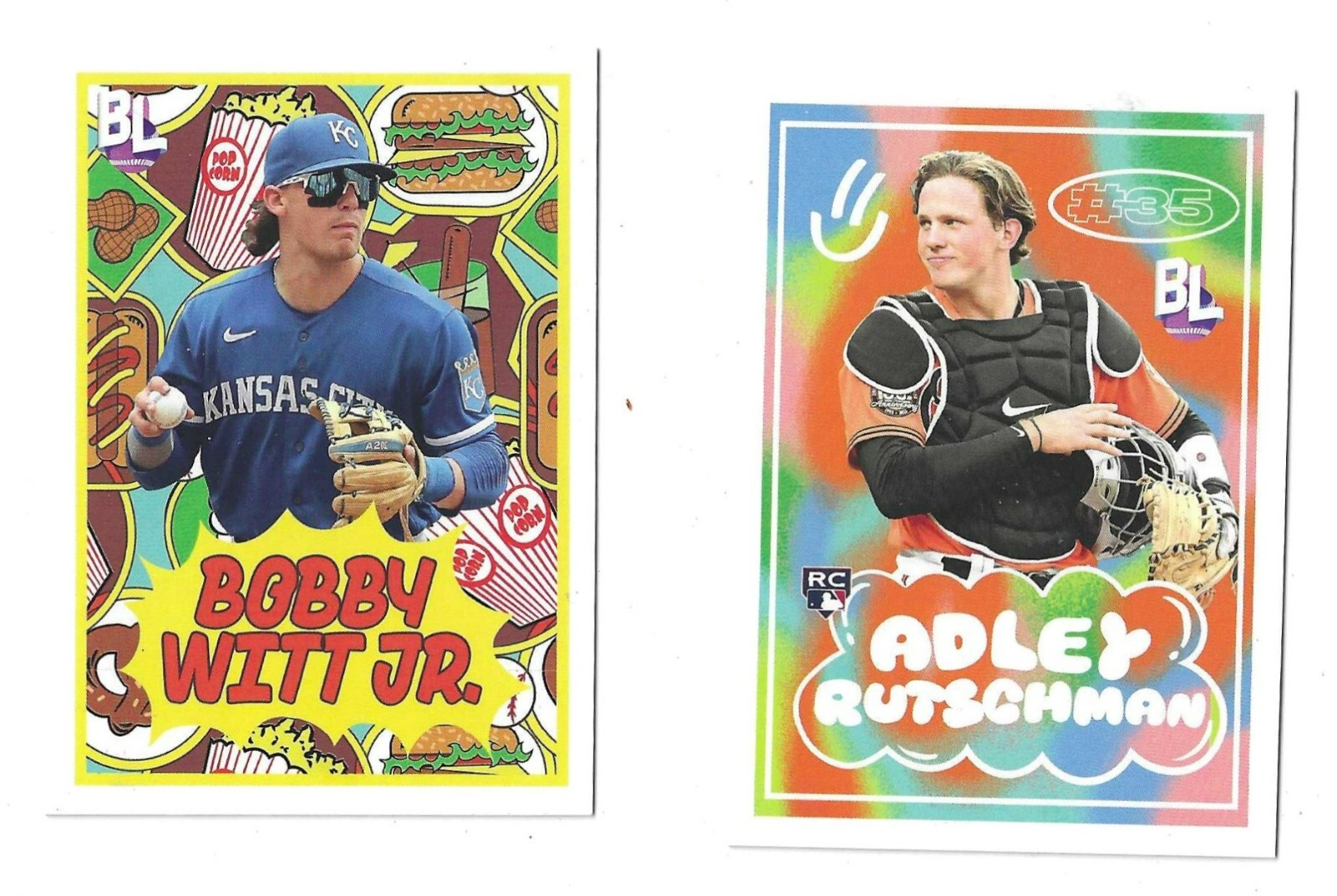 2023 Topps Big League-Drake Cereal-Bobby Witt Jr & RC-Adley Rutschman ...