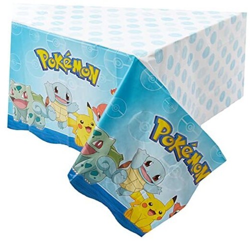 Captivating Pokémon Plastic Table Cover - 54" x 96" (1 Pc.) - Premium ...
