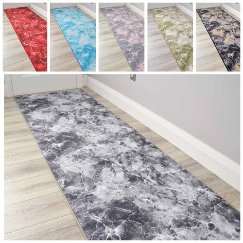 Extra Long Hall Runner Rug Non-Slip Washable Hallway Modern Narrow ...