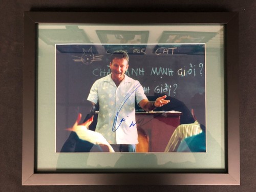 8.5x11.5 + Framed Robin Williams Signed Autographed RA COA Nice! Photo ...