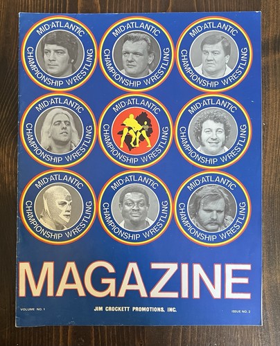 Mid Atlantic Championship Wrestling Magazine Volume 1 Issue No 2 NWA ...