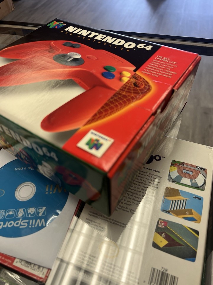 Nintendo 64 Gaming Controller - Red Brand New Never Opened! 45496860059 ...