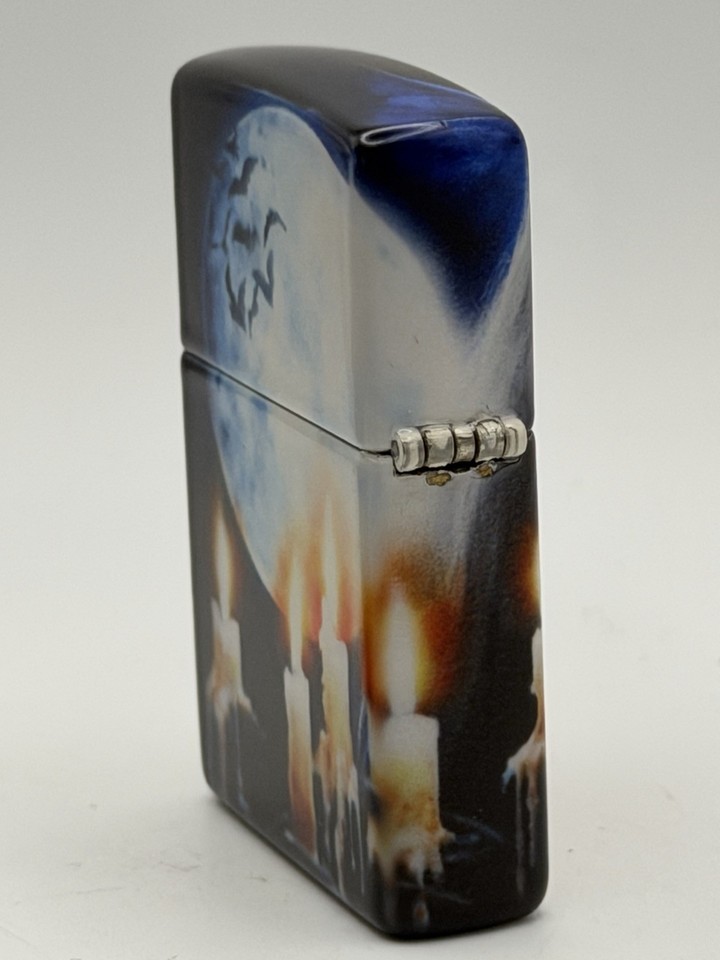 2023 Mazzi Claudio Woman With Black Cat Wrap Around Zippo Lighter | eBay