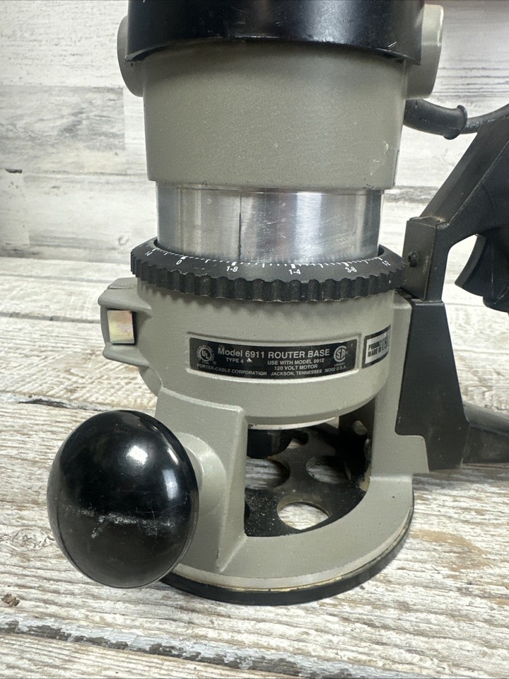 Porter Cable 6912 Router Type 5 Heavy Duty w/6911 D-Handle Base | eBay