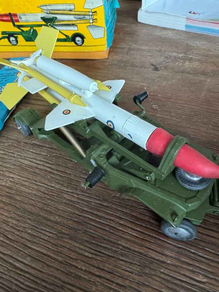 CORGI TOYS BRISTOL "BLOODHOUND" GUIDED MISSILE REF 1109 BOITE MADE IN ...