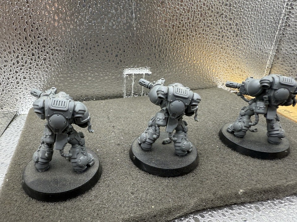 Warhammer 40k Space Marines 3x Primaris Eradicator Squad Assembled GW ...