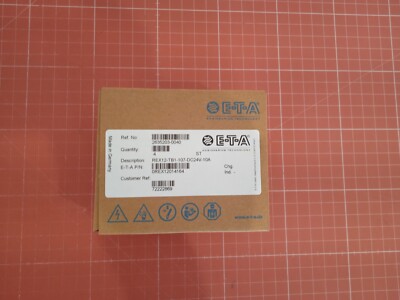 E-T-A 2635203-0040 REX12-TB1-107-DC24V-10A Schutzschalter _0.25_5 | eBay.de