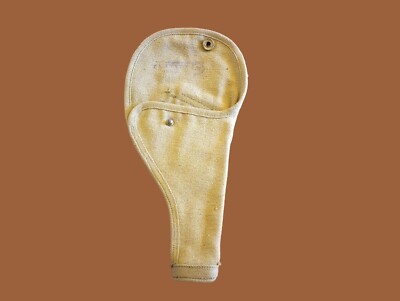 GENUINE WWII BRITISH HOLSTER MILITARY KHAKI P-37 WEB 1943 Z.L & T LTD ...