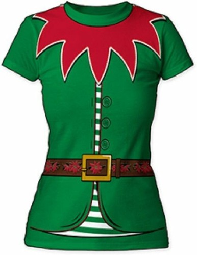 T-Shirt Junior De Noël Elf Santas Helper IMPTU14 | eBay