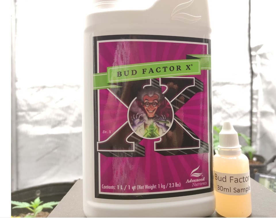 Bud Factor X Advanced Nutrients 1oz 30ml bottle sample tester 2024 New ...