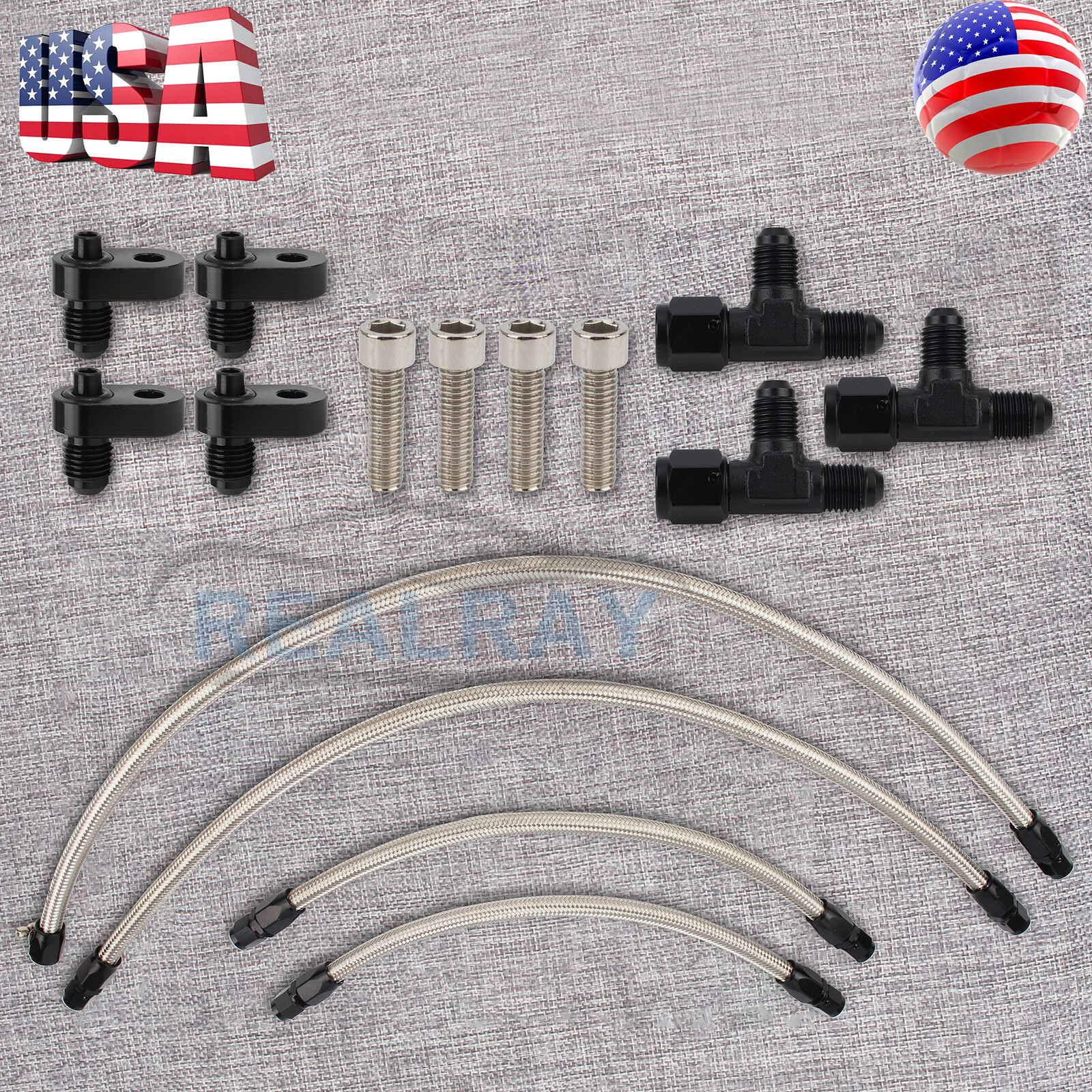 FAST 102 Steam Vent Kit / Complete LS1 LS6 LS3 Coolant Crossover SIlver ...