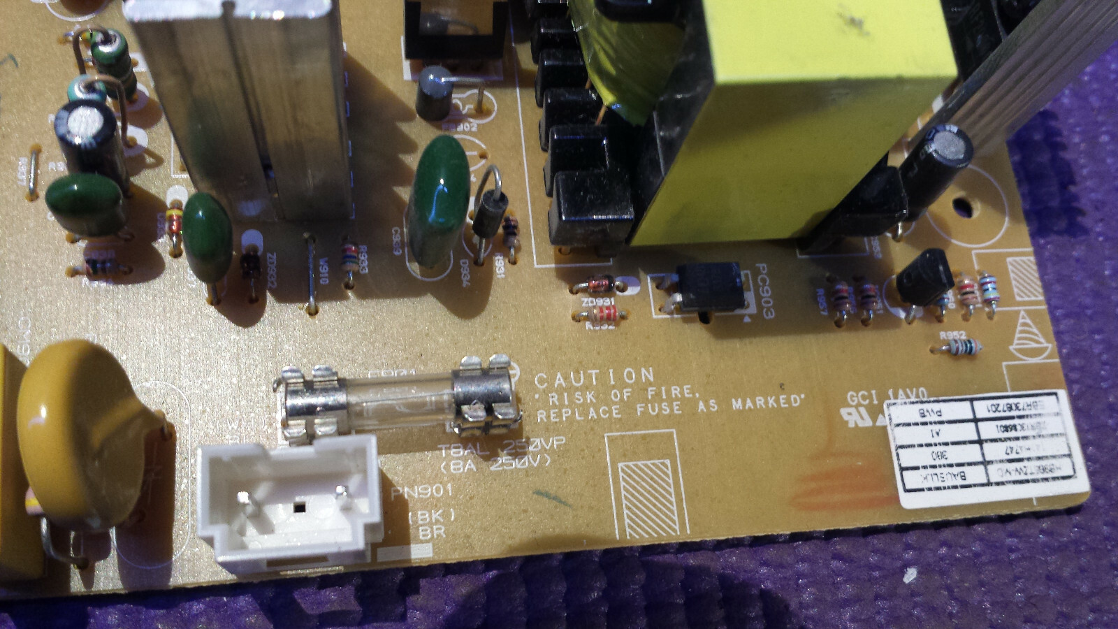 EBR73087201 LG RECEIVER W96 WIRELESS SOUND SYSTEM POWER SUPPLY HB966TZW ...