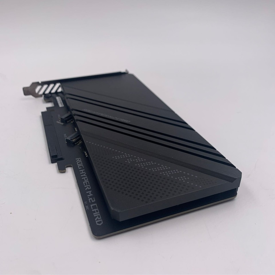 ASUS ROG HYPER M.2 CARD PCIE 2 SLOTS NVME M.2 SSD EXPANSION CARD | eBay