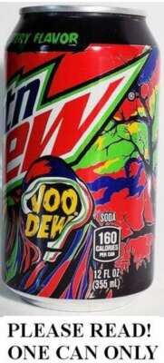 Mountain Dew Voodew Voo Dew 2020 FULL NEW 12oz Can Pepsi "Mystery ...