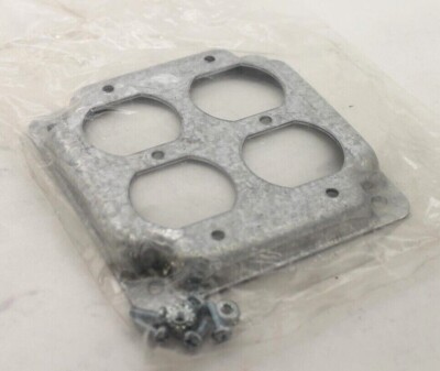 New Appleton 4" Square 2 Duplex Receptacle Cover (Lot of 2) | eBay