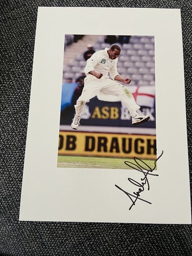 ANDRE ADAMS - NEW ZEALAND CRICKET SIGNED A4 PICTURE | eBay