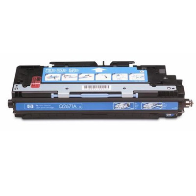 TONER Q2671A CYAN COMPATIBLE POUR HP Laser Color 350035503700 4 000 ...