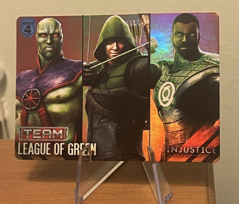 DC Injustice Gods Among Us Arcade BOSS, GEAR and TEAM Cards Series 4 ...