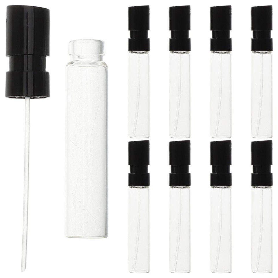 10pcs Mini 2ml Glass Spray Bottle Travel Perfume Atomizer Refillable ...