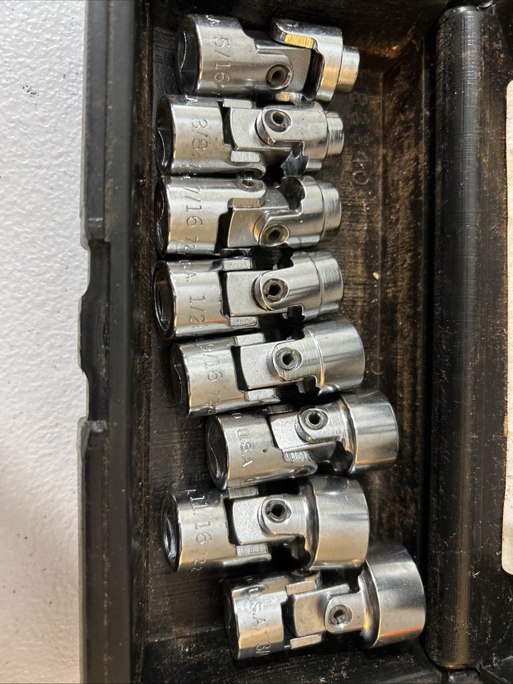 Vtg Craftsman 3/8 Drive Universal Joint Socket Set | eBay
