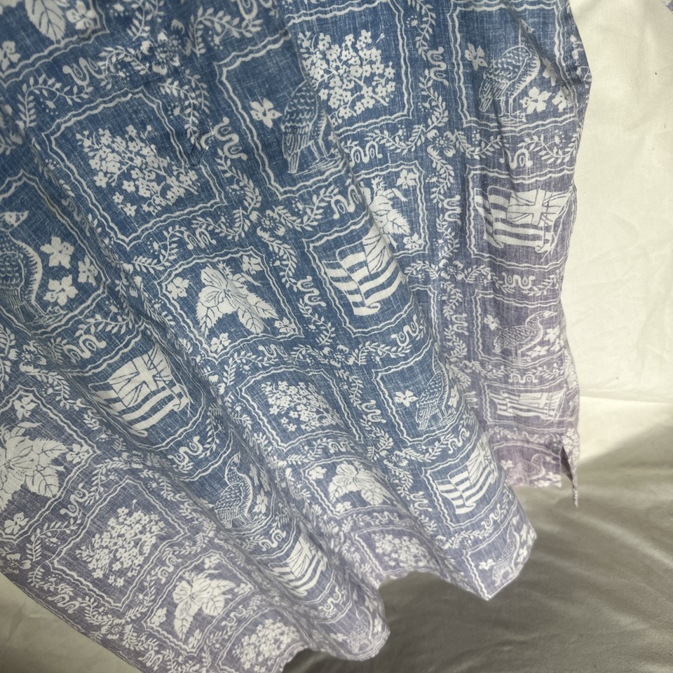 Reyn Spooner Shirt Hawaii Flag Nene Hibiscus Button Down Mens XXL Multi ...