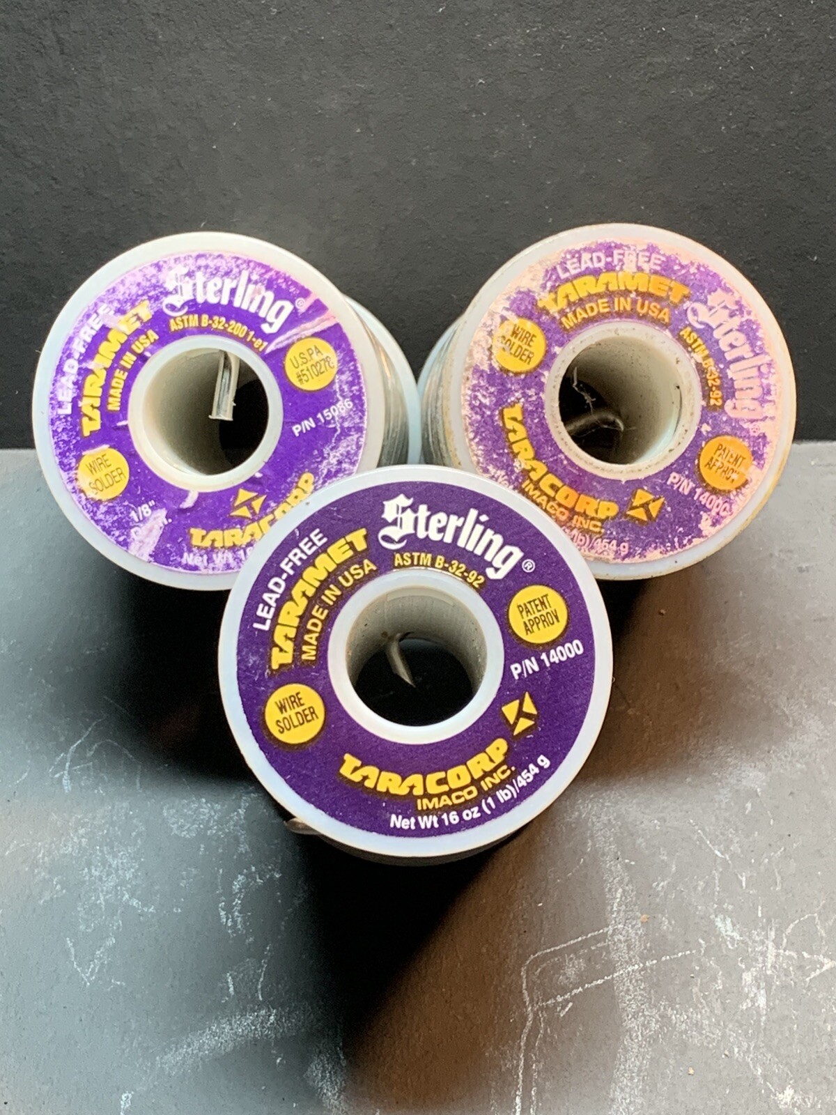 Sterling Lead-Free Solder (3) 1 Pound Rolls | eBay