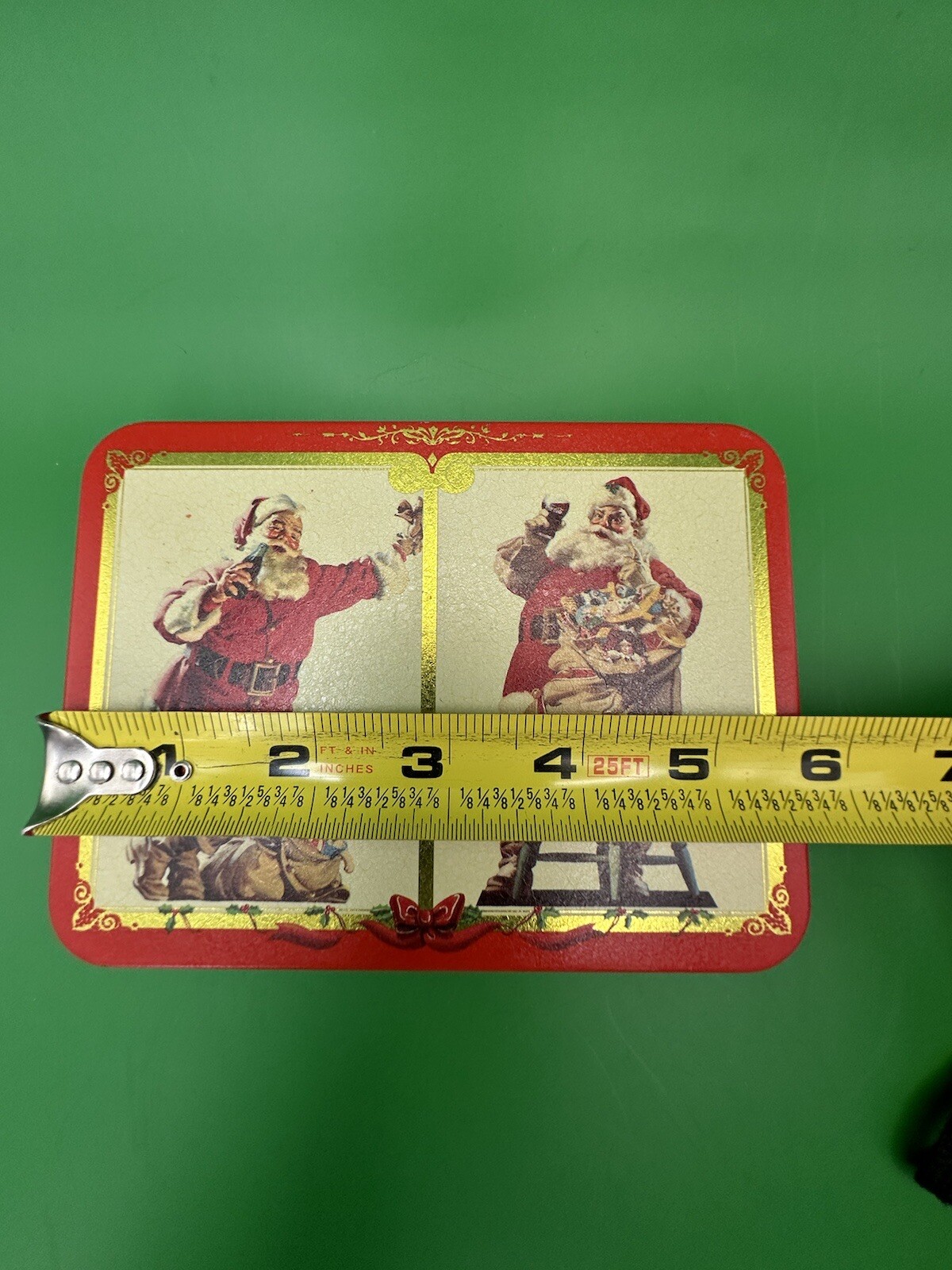 Vintage Coca Cola Nostalgic Santa playing cards - double deck with tin ...