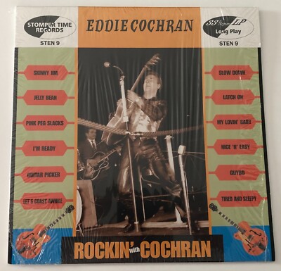 Rockabilly 10" LP EDDIE COCHRAN Rockin' With Cochran STOMPER TIME | eBay