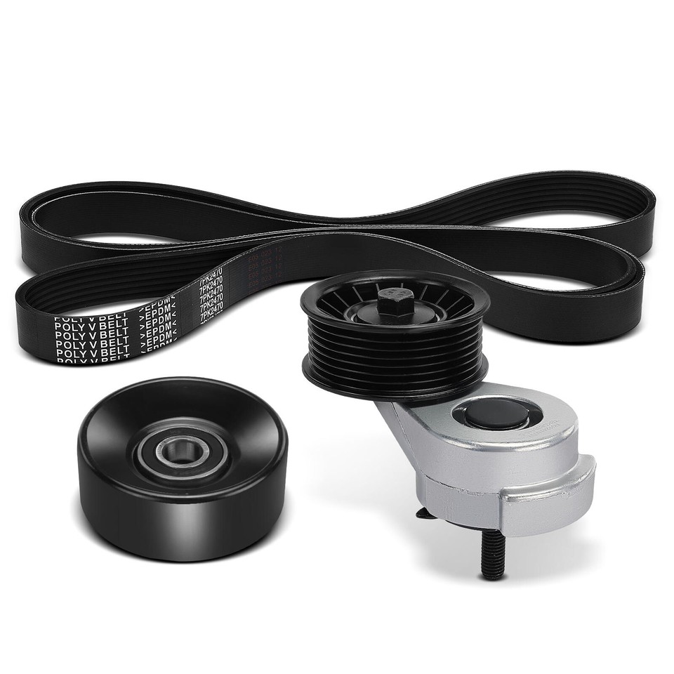 3Pcs Serpentine Belt Drive Component Kit for Dodge Ram 1500 1997-2001 ...