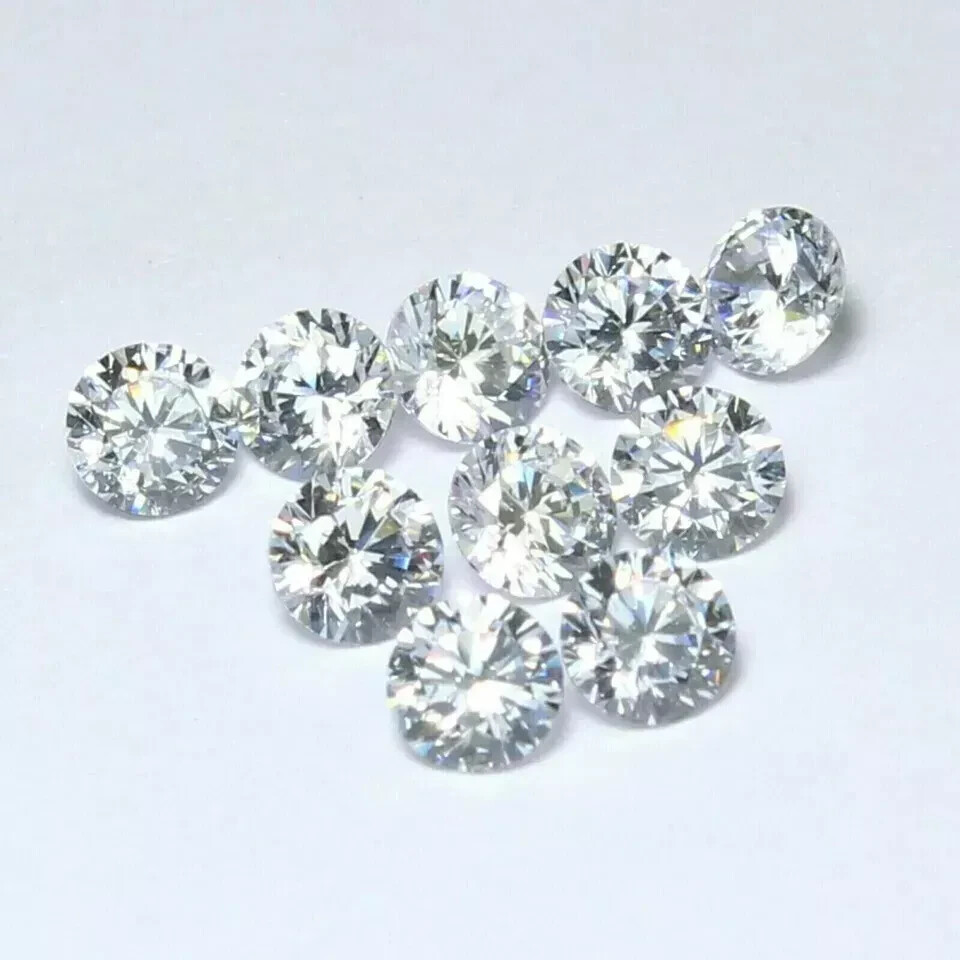 Loose CVD Lot Lab-Grown Diamond 4.00 mm Round D F- Certified Diamond | eBay