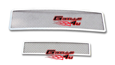 Customized For 03-07 Hummer H2 Stainless Mesh Premium Grille Combo ...