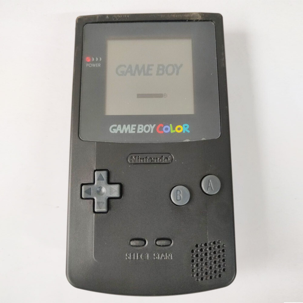 Nintendo Game Boy Color Console | Pika Black | Backlit IPS Screen ...
