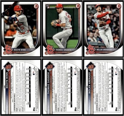 2025 Topps Bowman Team Base Set Paper St. Louis Cardinals | eBay
