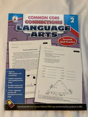 Common Core Connections Language Arts, Grade 2 Like New 9781624420436| eBay