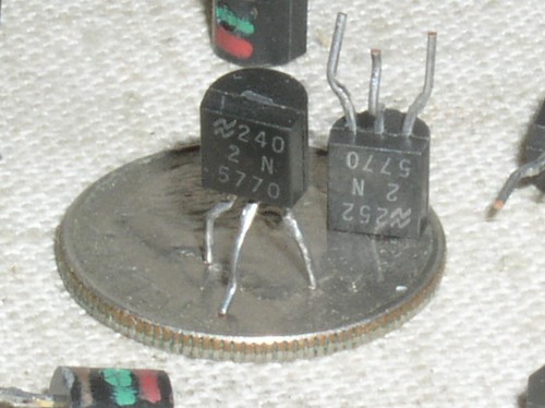 10 NATIONAL 2N5770 NPN TO-92 HIGH FREQUENCY LO-NOISE RF AMPLIFIER ...