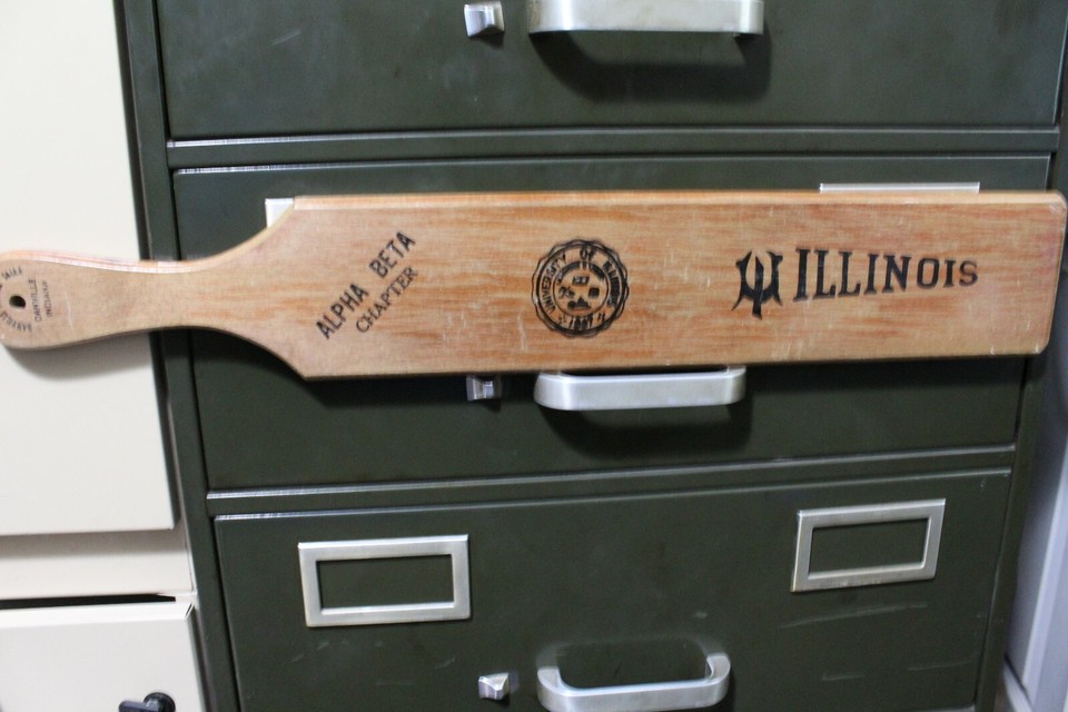 Vintage Delta Zeta Fraternity Pledge Initiation Paddle University of ...