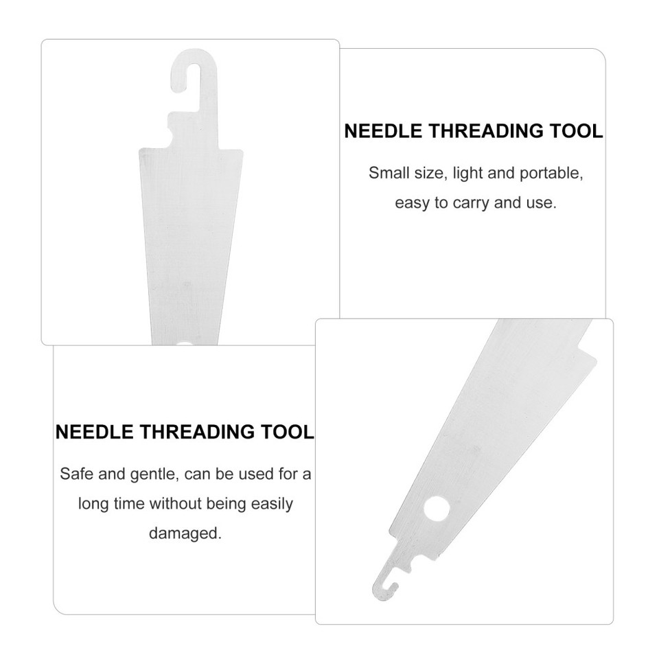 100pcs Stainless Steel Sewing Needle Threader Tool Needle Threader easy ...
