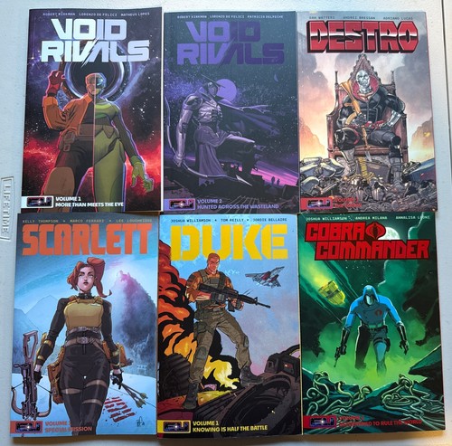Energon Universe Trade Tpb Lot Void Rivals GI Joe Cobra Duke Scarlet ...