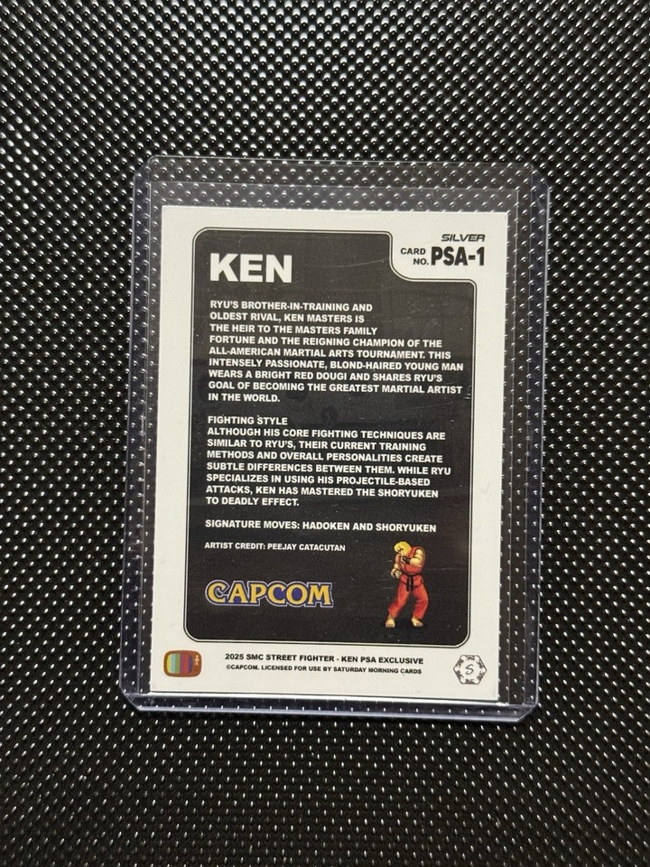 Street Fighter 2: Champion Edition PSA Magazine & Promo SILVER KEN 🤯 | eBay