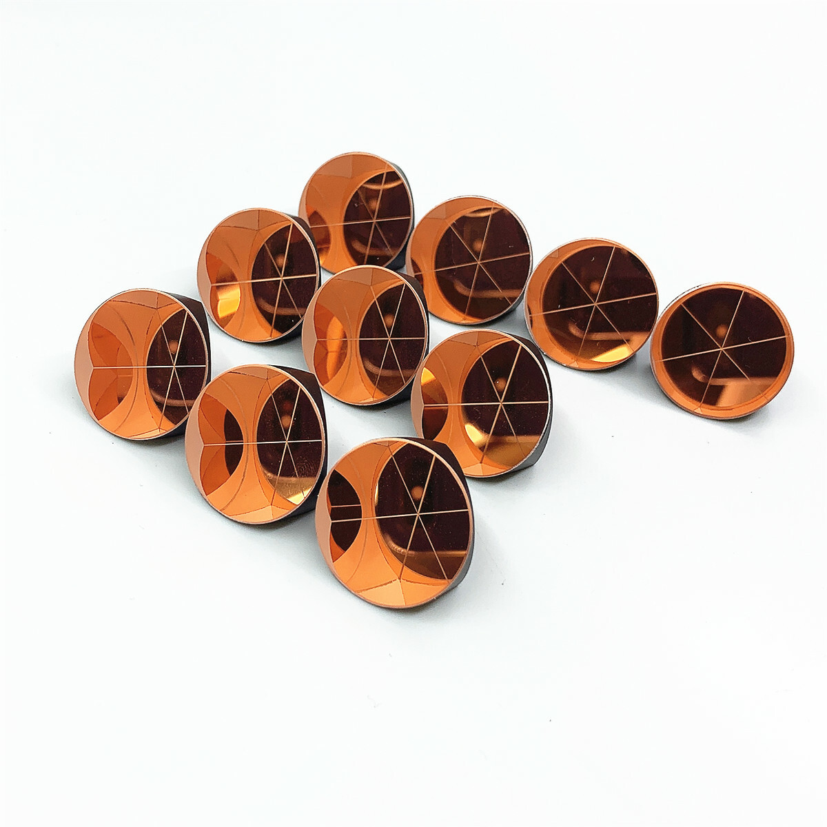 Copper Coated 1inch Corner Cube Prism, Plated 25.4mm Trihedral ...