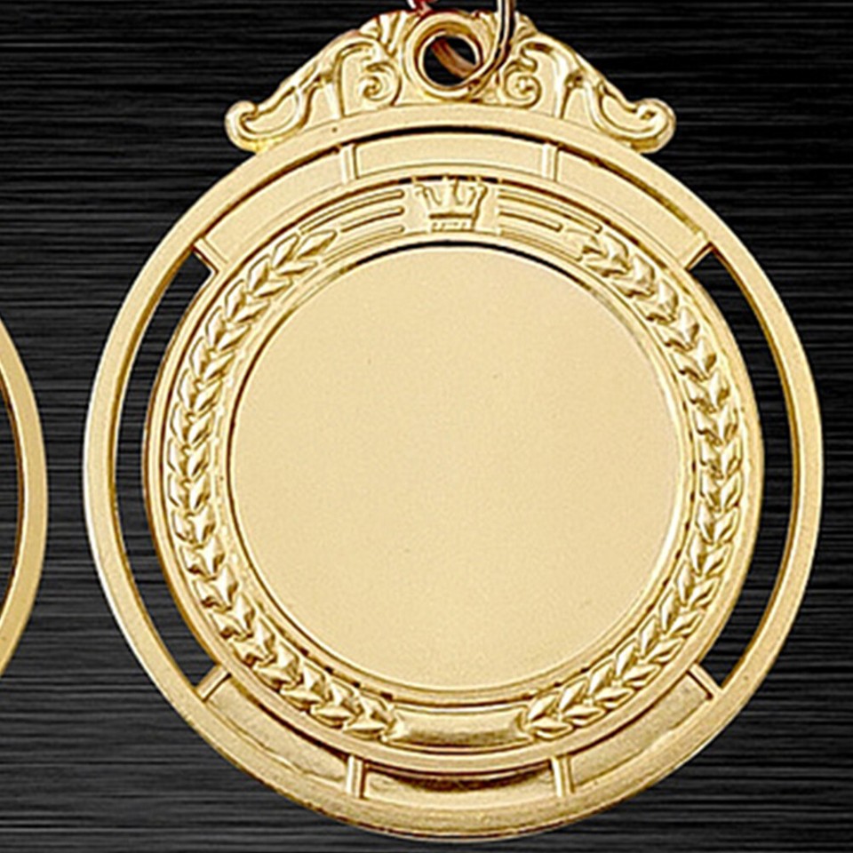 2 Inches Winner Medal with Neck Ribbon Round for Competitions Party ...