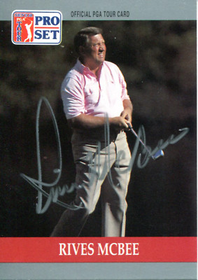 Rives McBee Autographed 1990 Pro Set Card | eBay
