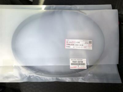 Genuine Toyota ROOF DRIP SIDE MOULDING RH/LH SET 75551-52130 x2 F/S | eBay
