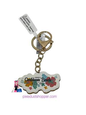 Disney Caribbean Beach Resort Keychain Clip | eBay