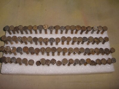 Railroad Date Nails 80+ from 1929 to 1969 | eBay