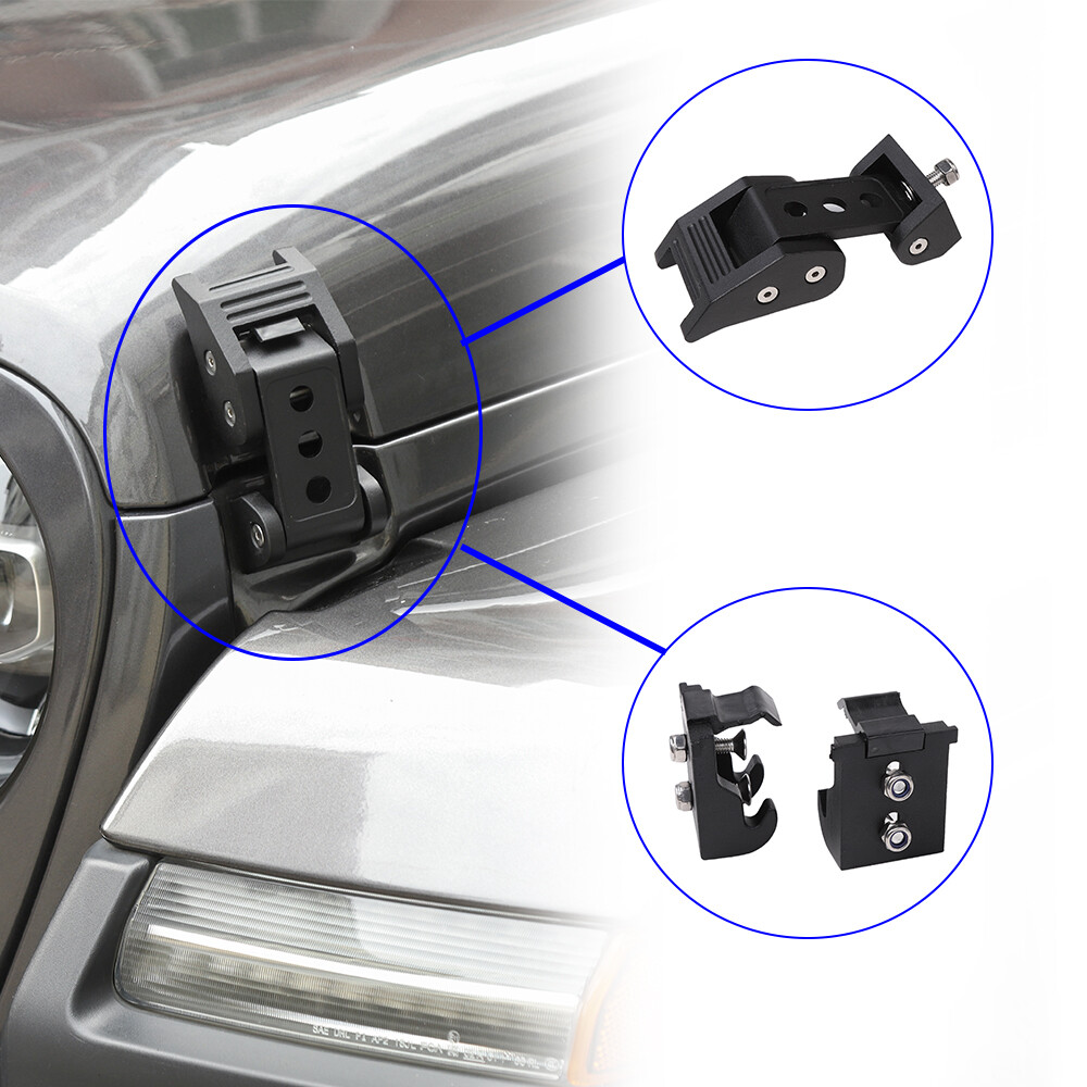 Hood Latches Lock Catch Anti-theft Cover for Jeep Wrangler JL JLU JT ...