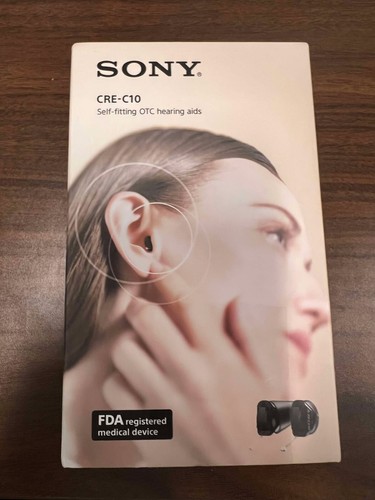 Sony Discreet CRE-C10 OTC Self Fitting Hearing AidS - Black With Case ...