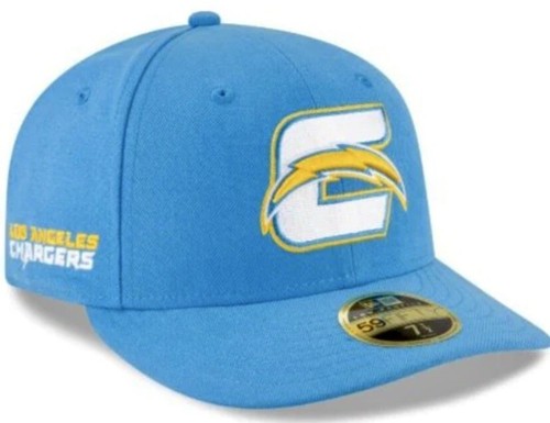 LOS ANGELES CHARGERS NEW ERA LOW PROFILE HAT NFL 59FIFTY CONTOURED ...