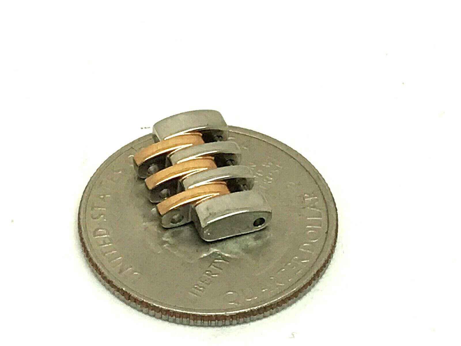 Bulova 98R230 30mm Rose Gold Stainless Case with Silver/Rose Gold ...