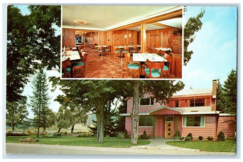 c1940's Dach's Red House Inn Exterior Dining Allegany New York Unposted ...
